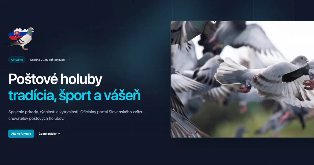 Inzeráty od Ján Fecko | Slovenský zväz chovateľov poštových holubov